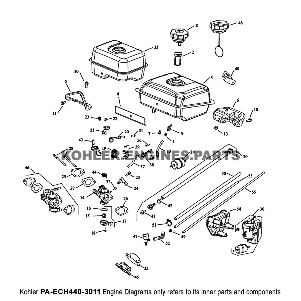 PA-ECH440-3011--A - Kohler Pa-Ech440-3011 Command Pro 14 - Kohler ...