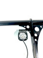 Adjustable t-bar handlebar for dynas and sportster with integral riser