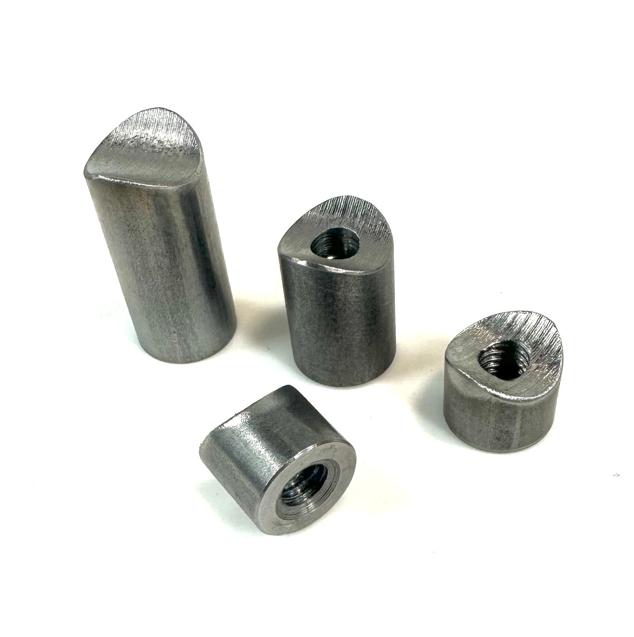 1/4"-20 Weld-In Threaded Bungs – Mild Steel, 3 Sizes
