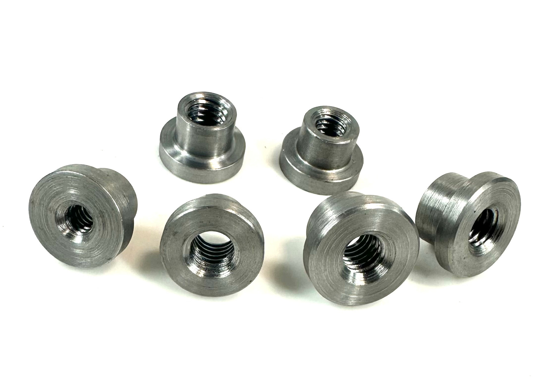 stepped weld in threaded through bungs