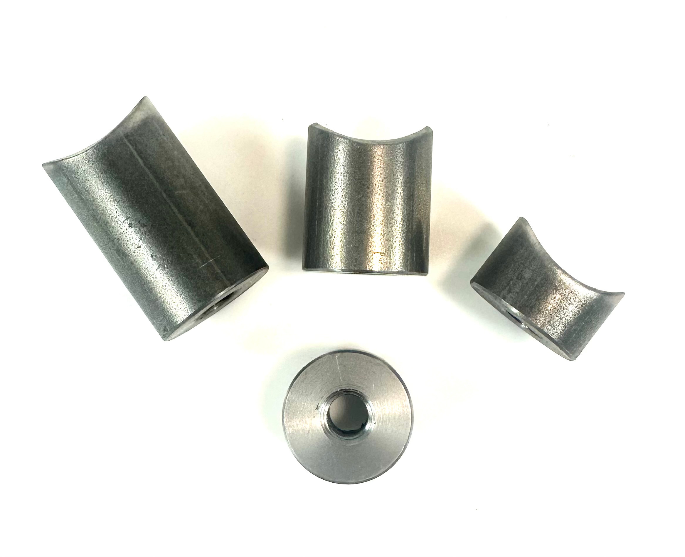 1/4"-20 Weld-In Threaded Bungs – Mild Steel, 3 Sizes