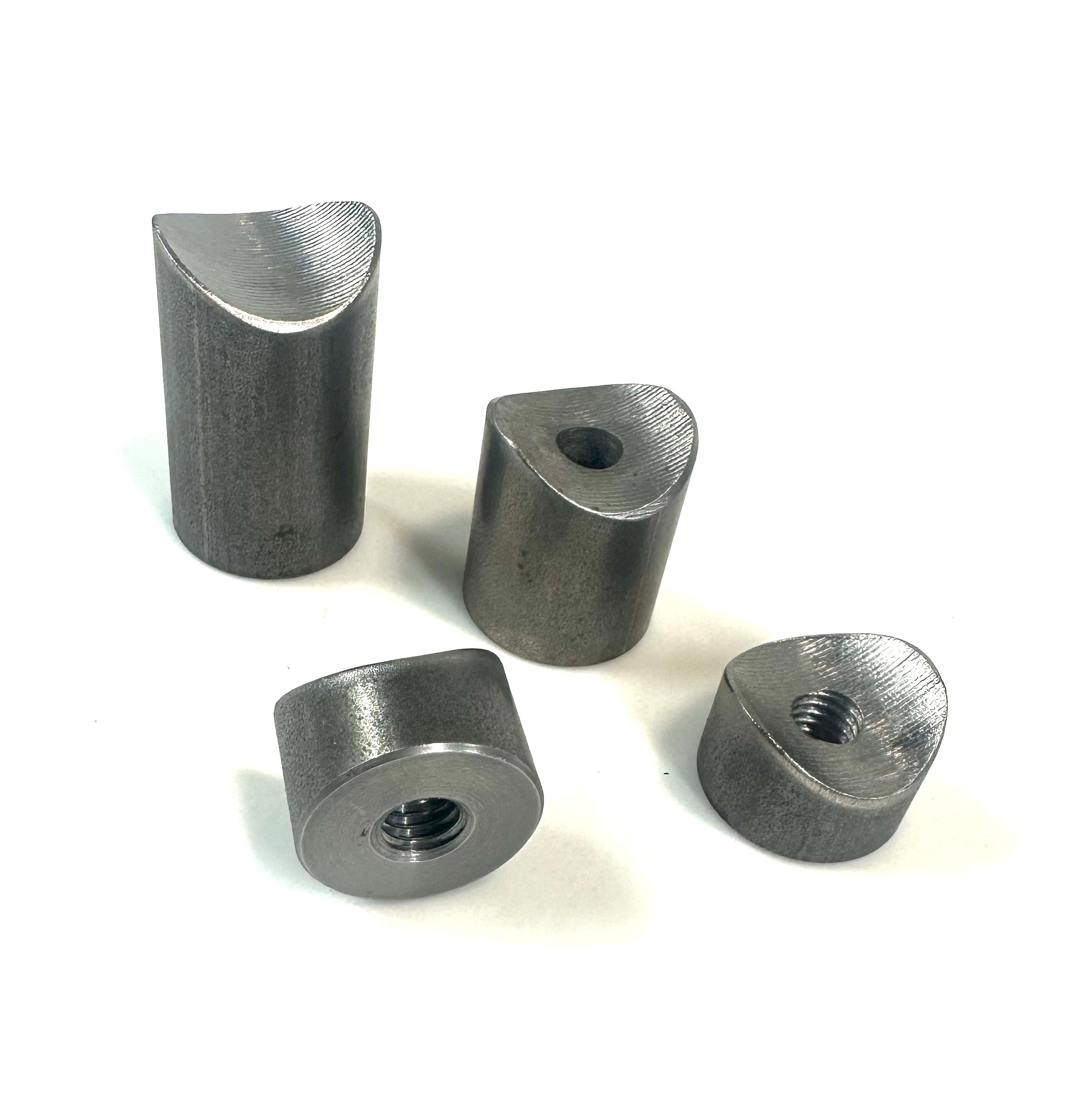 1/4"-20 Weld-In Threaded Bungs – Mild Steel, 3 Sizes