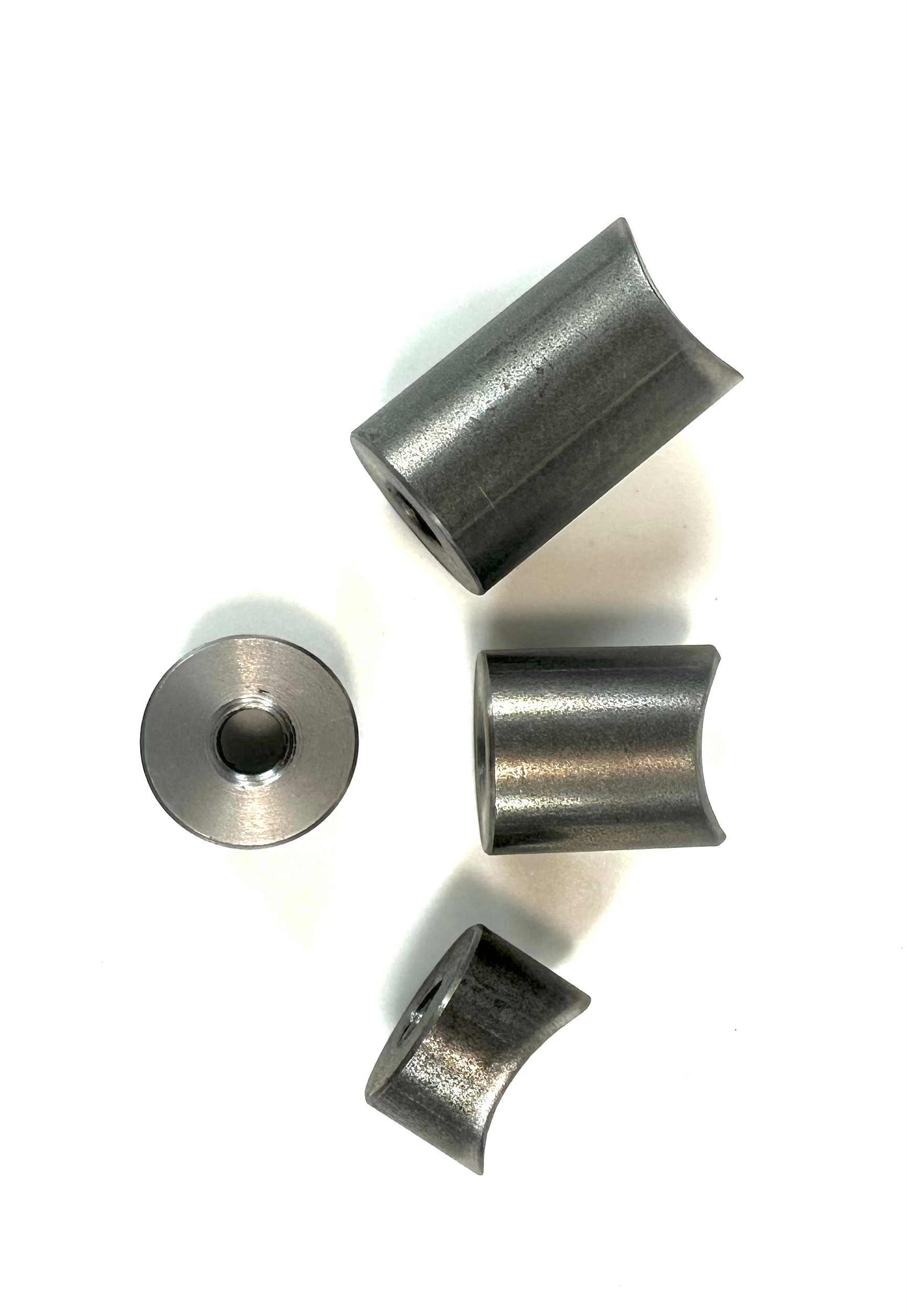 1/4"-20 Weld-In Threaded Bungs – Mild Steel, 3 Sizes
