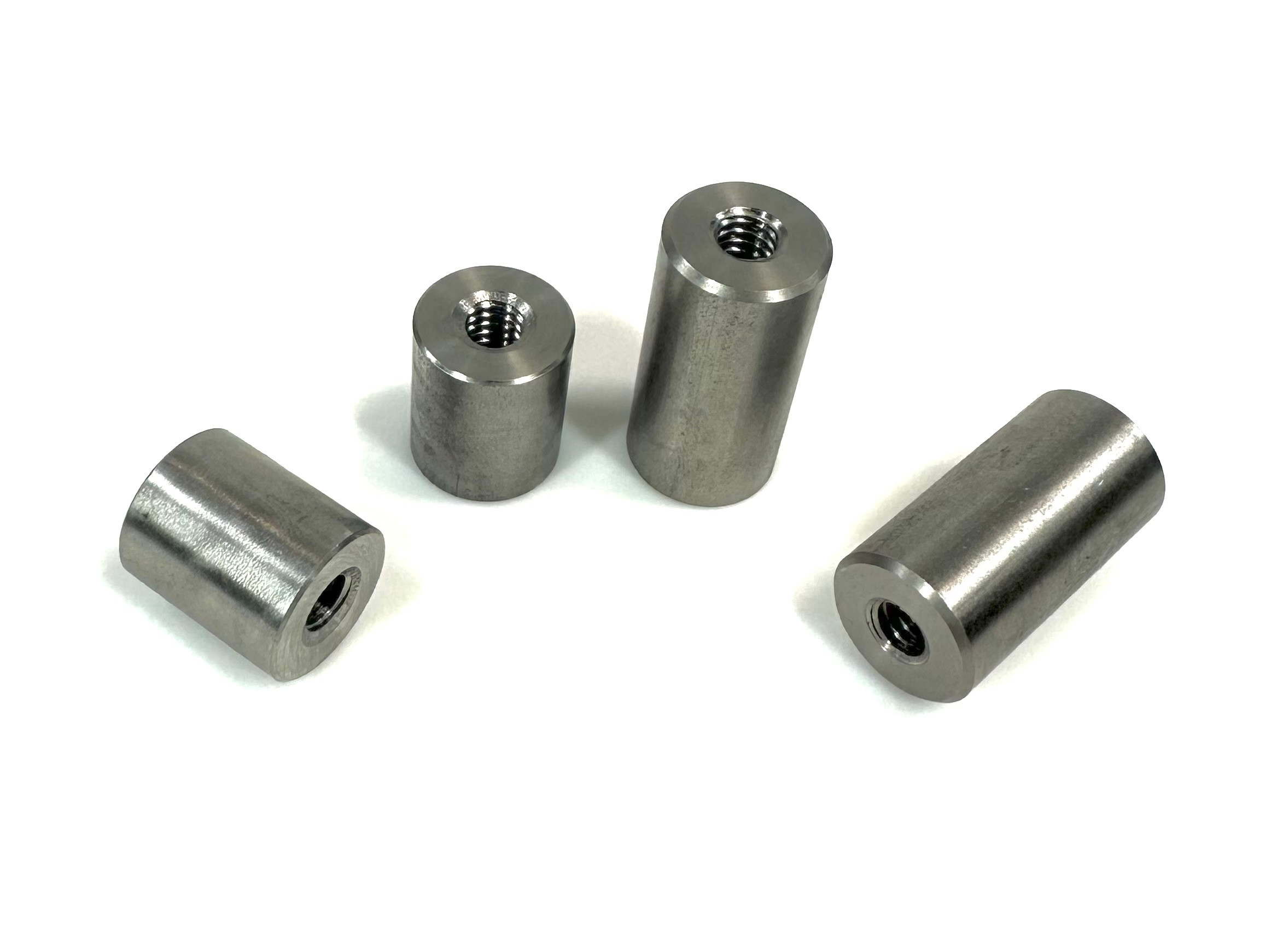 1/4"-20 Weld-In Threaded Bungs – Mild Steel, 3 Sizes
