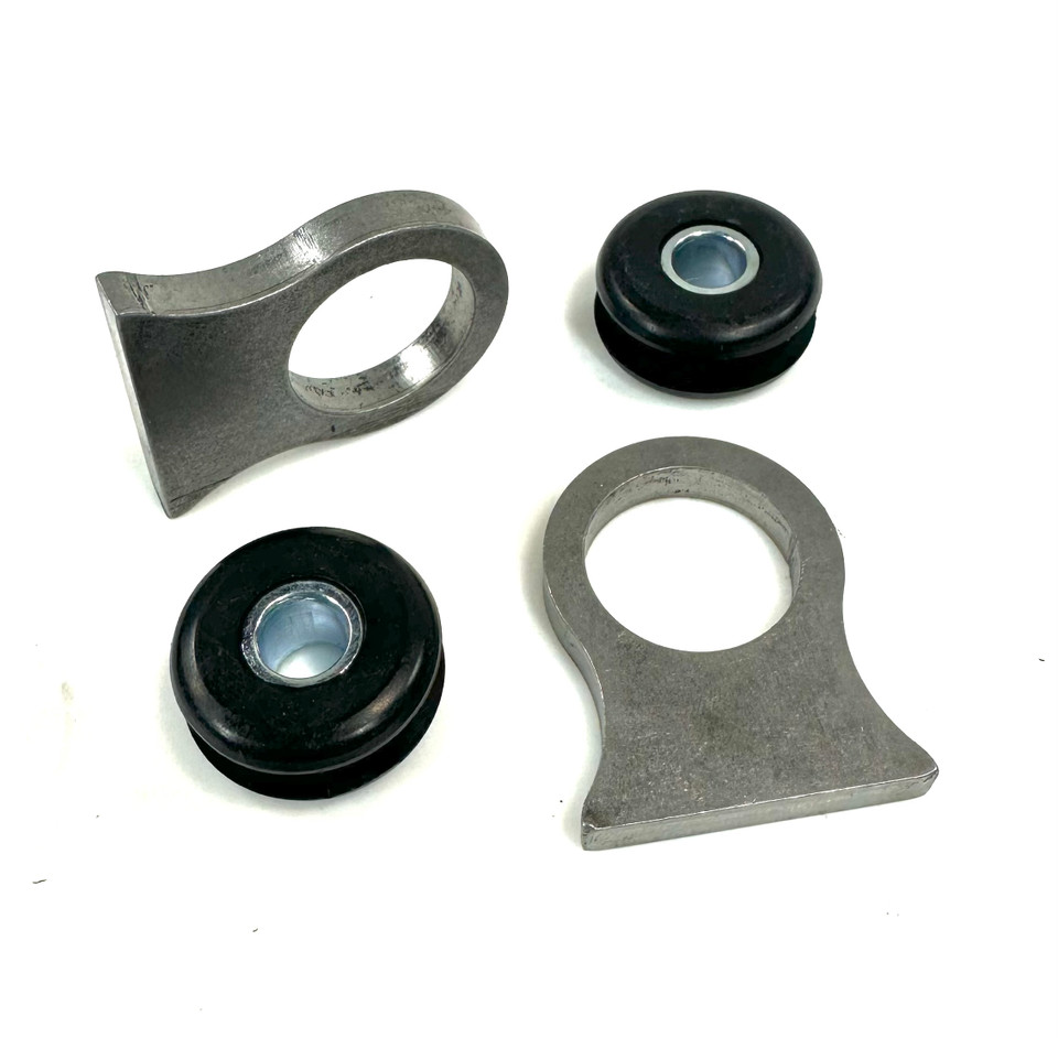 weld on rubber tank mount kit with weld in bungs