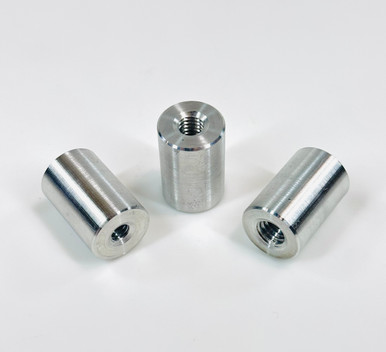 Aluminum blind threaded tank bungs