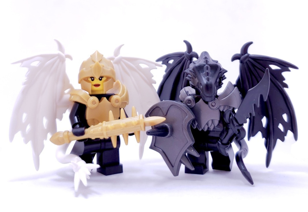 Minifigure Tail - Dragon Tail