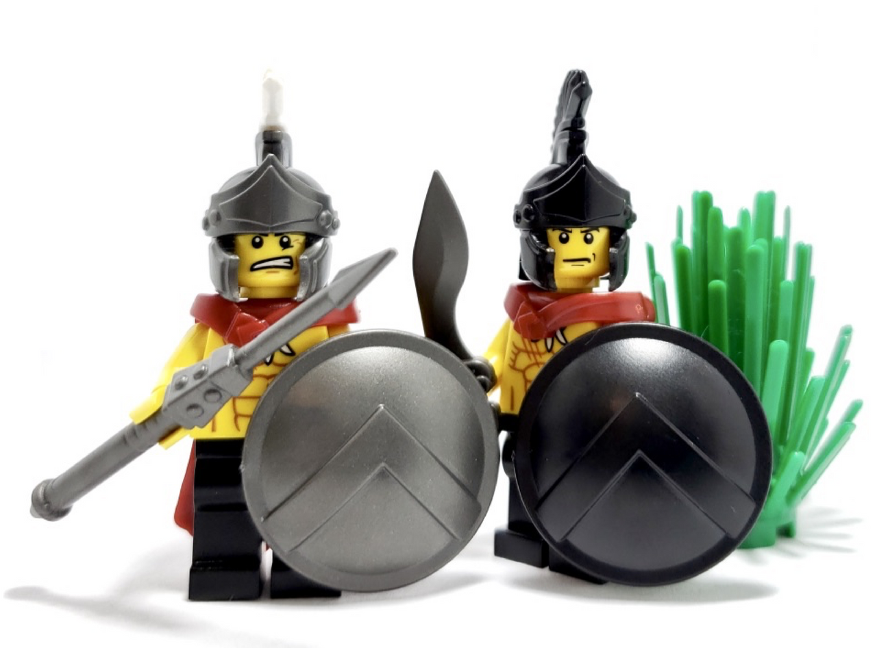 Minifigure Shield - Spartan Shield
