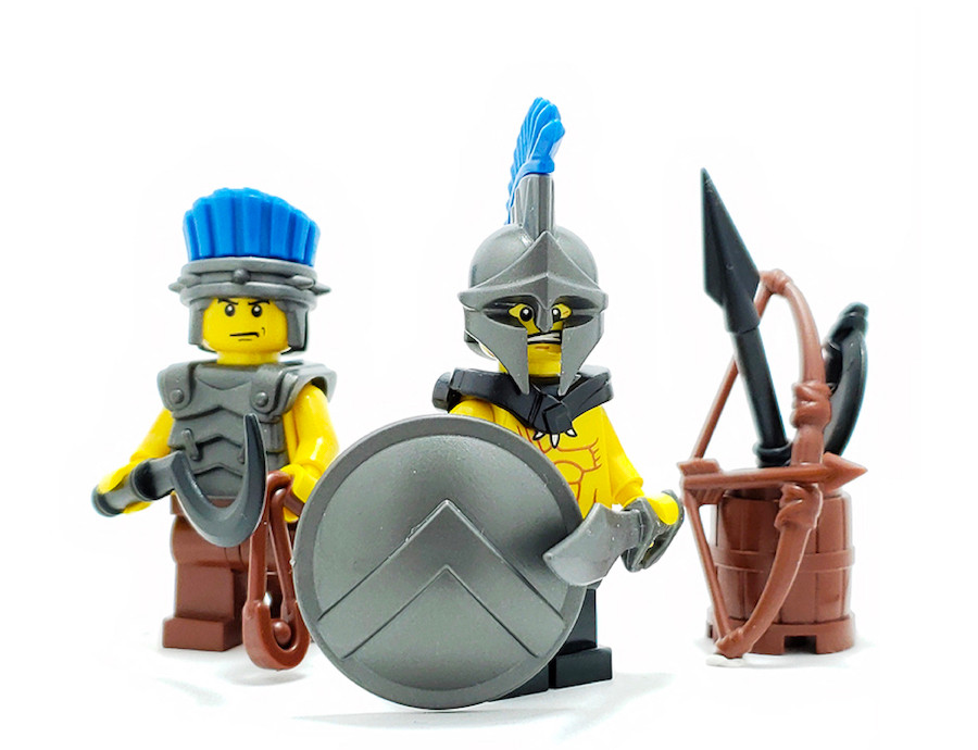 Minifigure Shield - Spartan Shield
