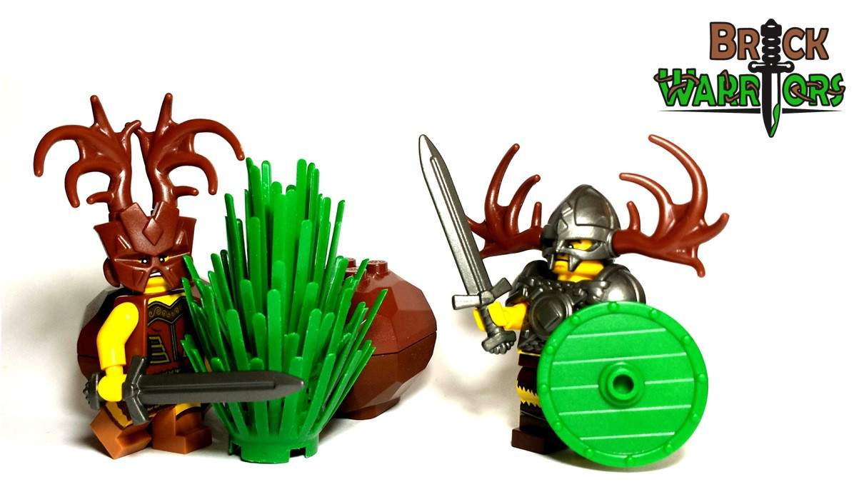 Minifigure Horns - Moose Antlers