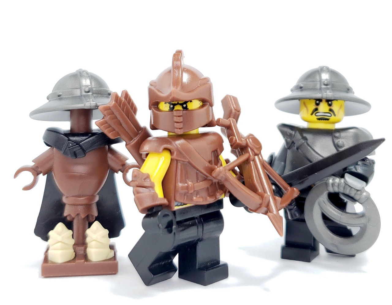 Minifigure Armor - Leather Vambraces (Pair)