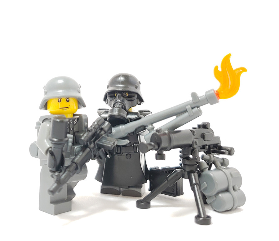 Minifigure Helmet - German Gas Mask