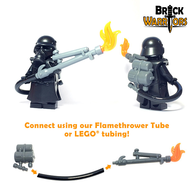 Minifigure Weapon - Flammenwerfer