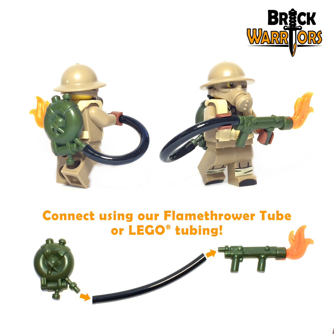 Minifigure Gear - British Flame Tank