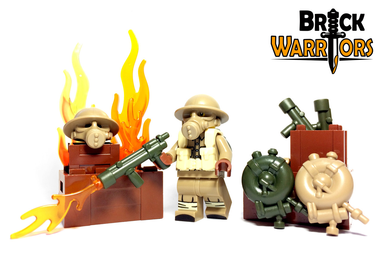 Minifigure Weapon - British Flamethrower
