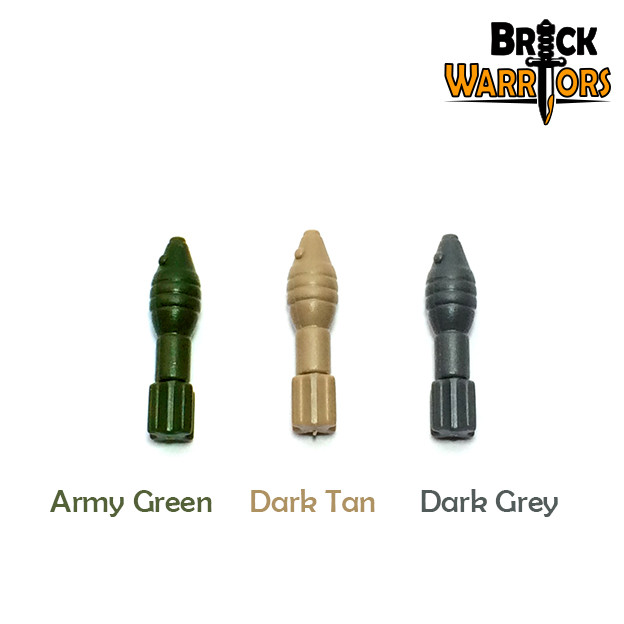 Minifigure Explosives - Mortar Shell