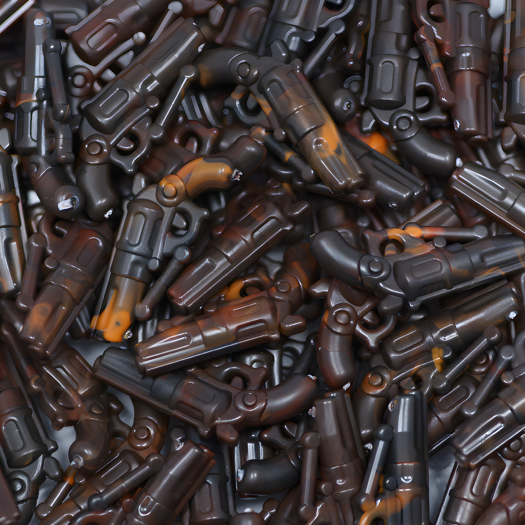 Ghoul Revolver - Rust - BrickWarriors