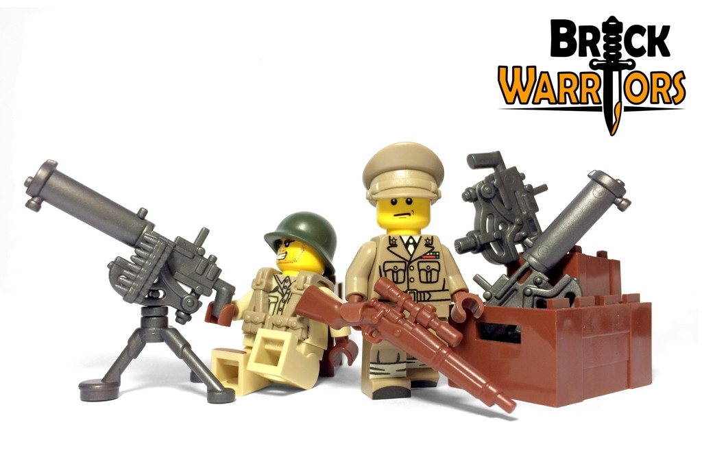 Minifigure Gun - US Water Cooled MG
