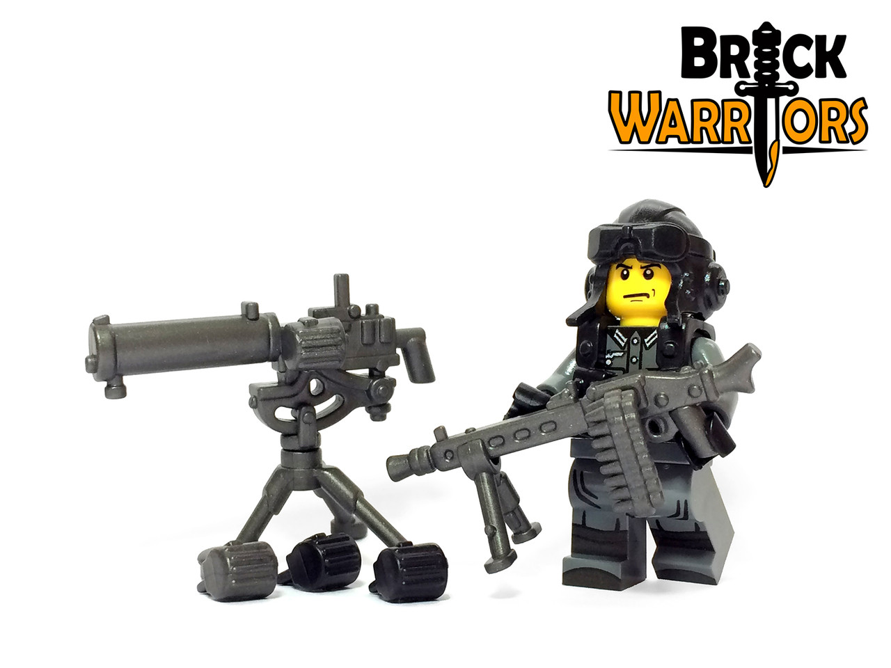 Minifigure Gun - US Water Cooled MG