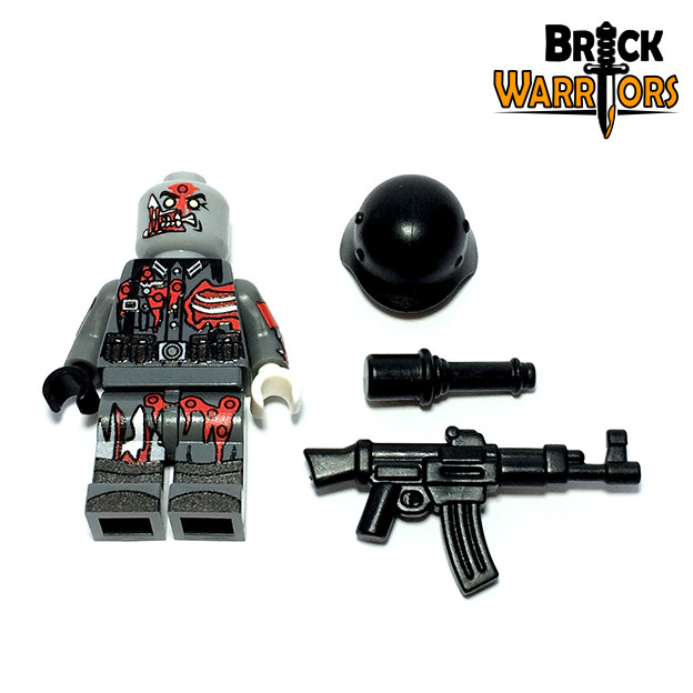 Custom LEGO® Minifigure - German Zombie