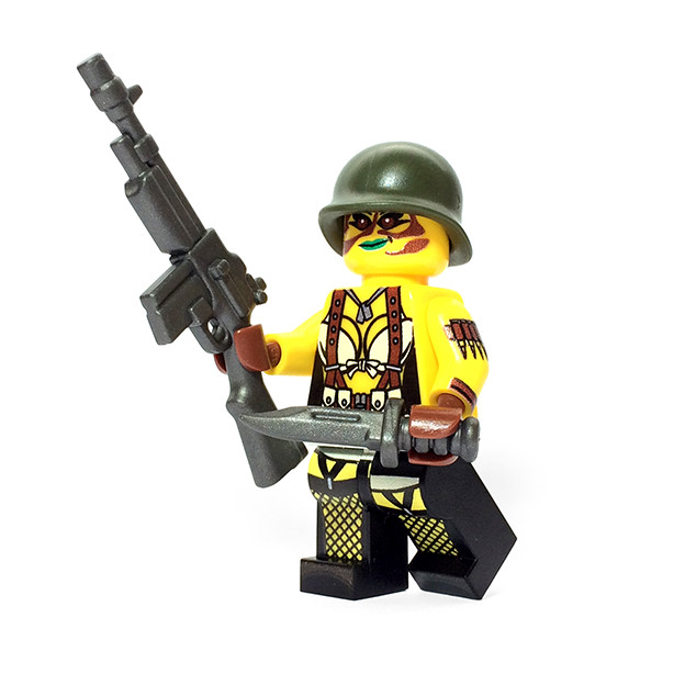 Custom LEGO® Minifigure - Female US Soldier