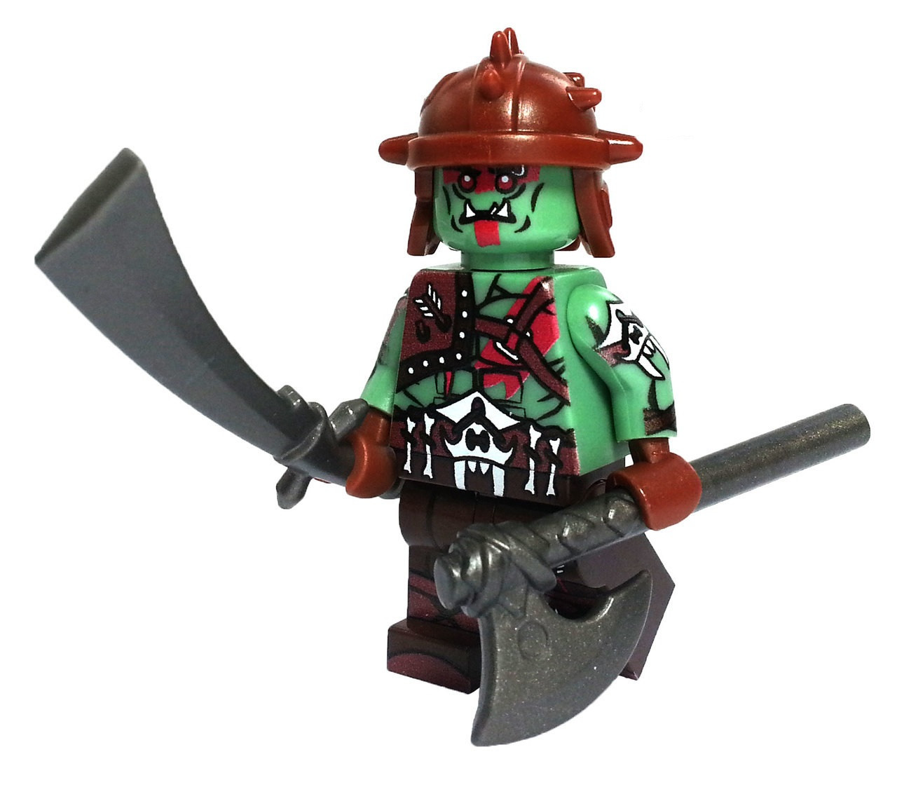 Custom LEGO® Minifigure - Orc Warrior