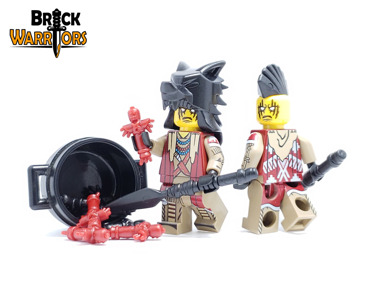 Custom LEGO® Minifigure - Indian Shaman