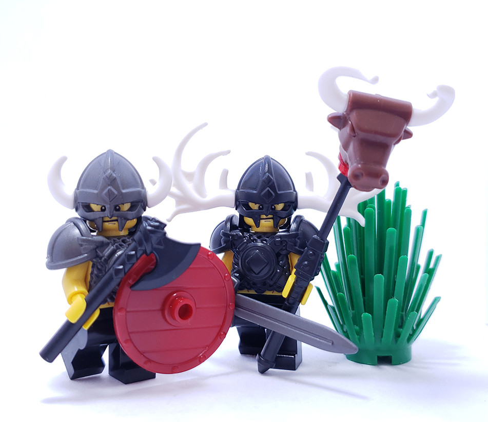 Minifigure Head - Minotaur Head