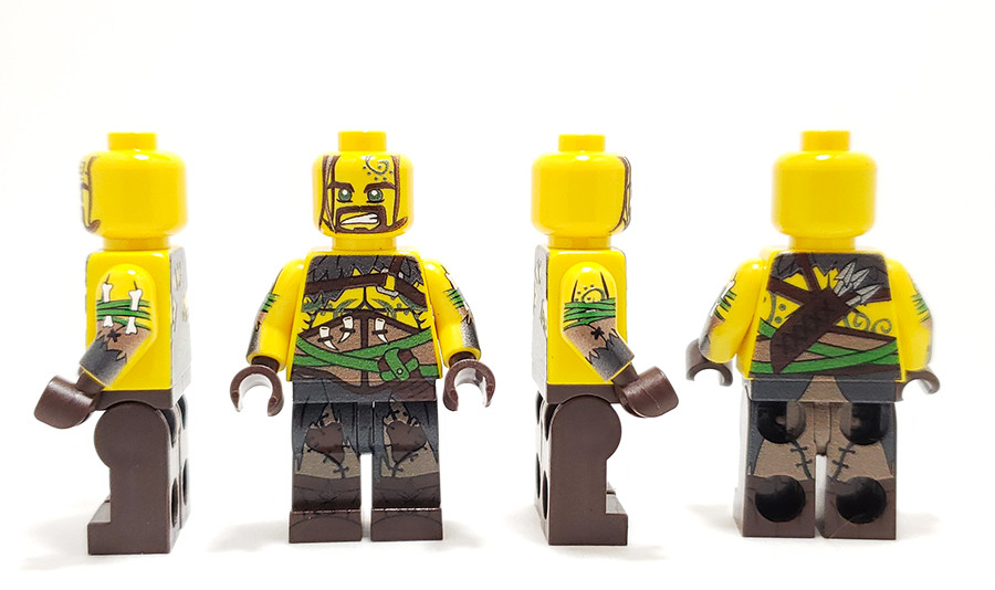 Custom LEGO® Minifigure - Orc Warlord