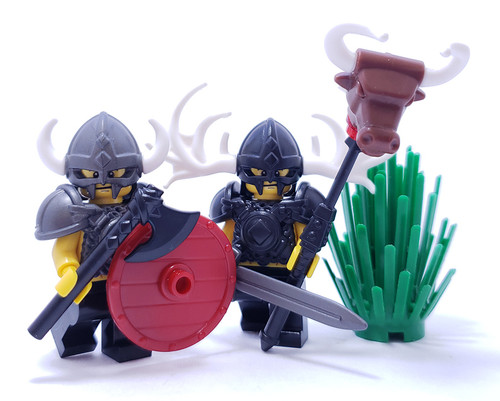 Minifigure Horns - Moose Antlers