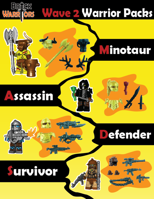 Wave 2 Warrior Packs Red