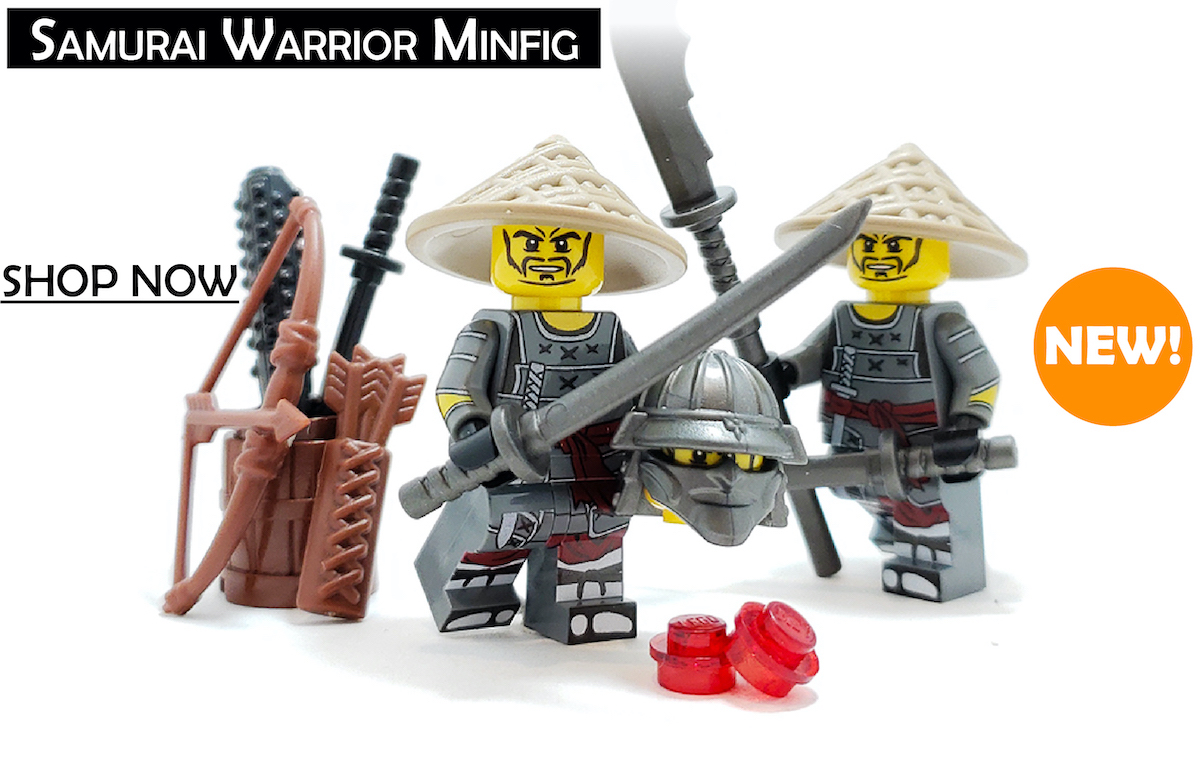 LEGO Minifigures Kepi Genuine Legos ARMY/WAR Lego Japanese Soldier w ...