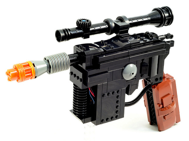 Custom LEGO Gun of the Week - Electronic LEGO DL-44 Blaster Pistol by ...