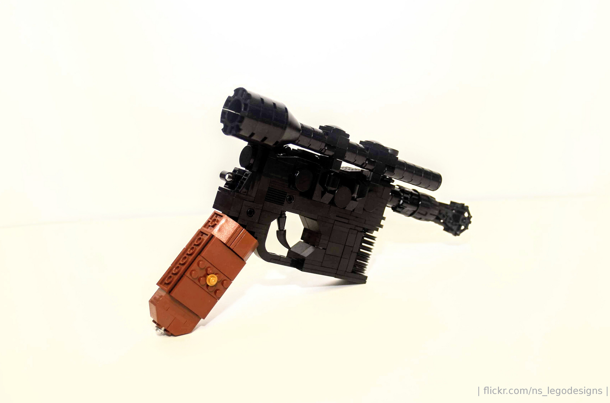 LEGO Gun of the Week - DL-44 Blaster by NS Brick Designs - BrickWarriors