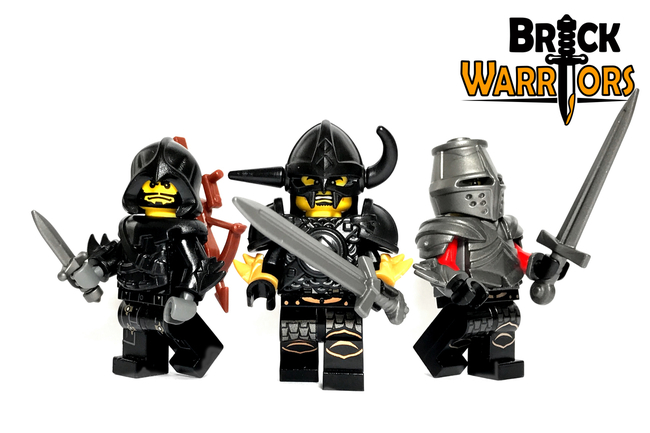 Custom LEGO Armor Spotlight - Bladed Vambraces - BrickWarriors