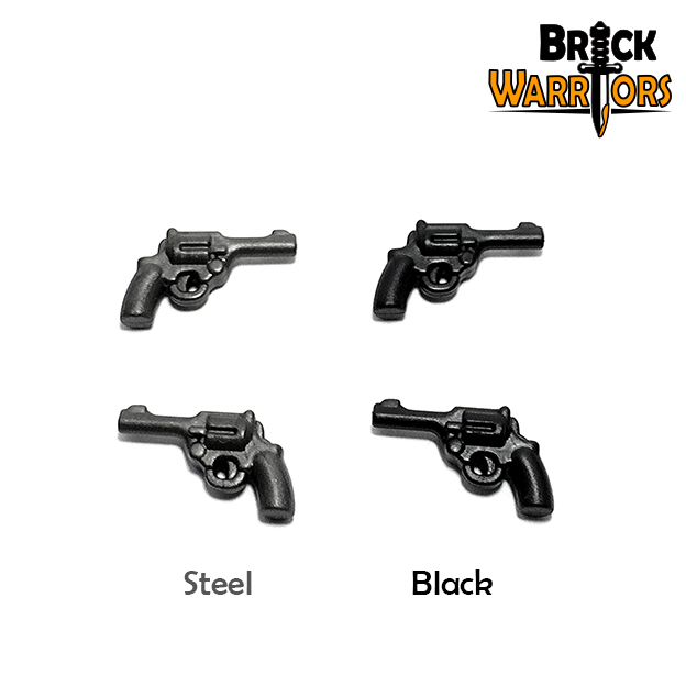 Custom LEGO Gun Highlight - British Revolver - BrickWarriors