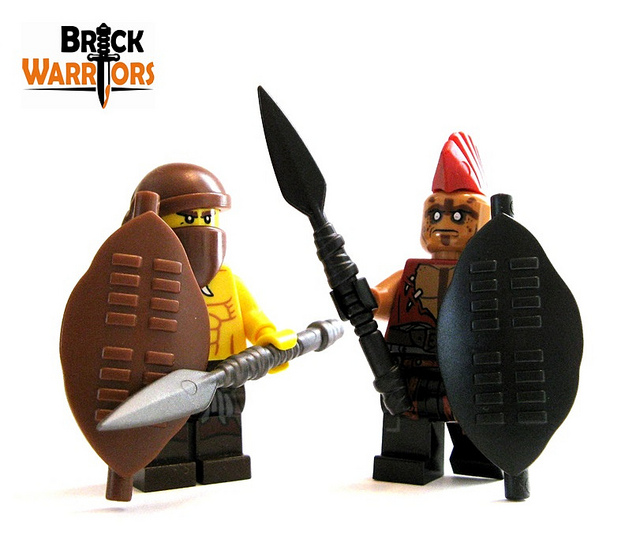 Custom LEGO Accessory Spotlight - Hide Shield - BrickWarriors