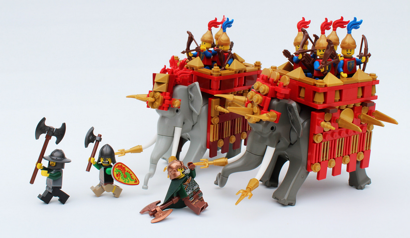 Lego Moc Of The Week Loreesi War Elephants By Mark Of Falworth