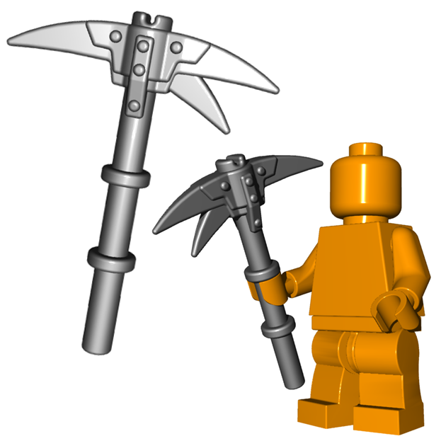 Custom LEGO Weapon of the Week - Orc Pickaxe - BrickWarriors