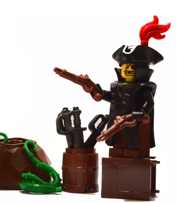 Custom LEGO Gun Highlight - Flintlock Pistol - BrickWarriors