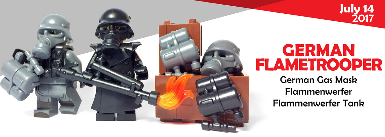New WWII German Flametrooper Accessories Now Available! - BrickWarriors