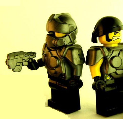 Custom LEGO Gun Highlight - Head Hunter Pistol - BrickWarriors