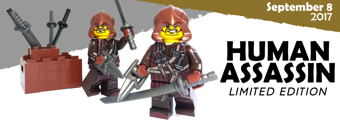 Limited Edition Human Assassin Minifigure Now Available! - BrickWarriors