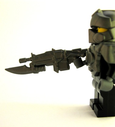 Custom LEGO Gun Highlight - Impaler Assault Rifle - BrickWarriors