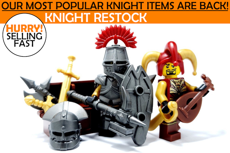 NEW Restocks! Our Most Popular Knight Items Are Back! - BrickWarriors
