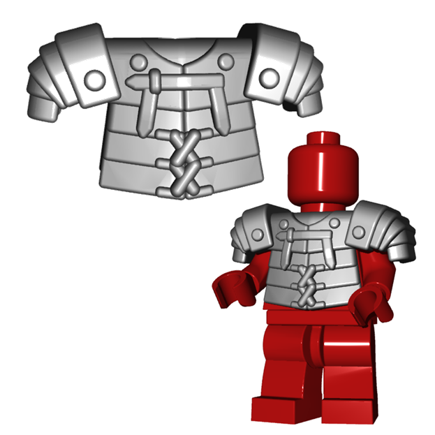 Custom LEGO Armor Spotlight - Lorica Segmentata - BrickWarriors