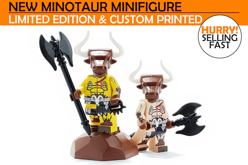 NEW Minotaur Minifig! Limited Quantities Available! Grab Yours Now ...