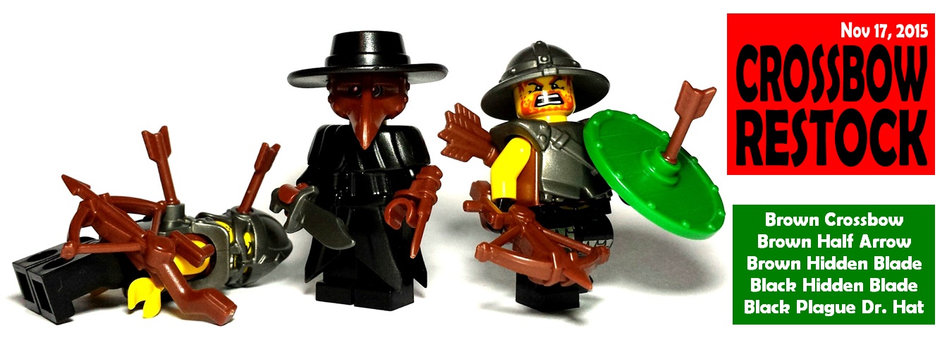 Brown Hidden Blades, Crossbows, and More are Back! - BrickWarriors