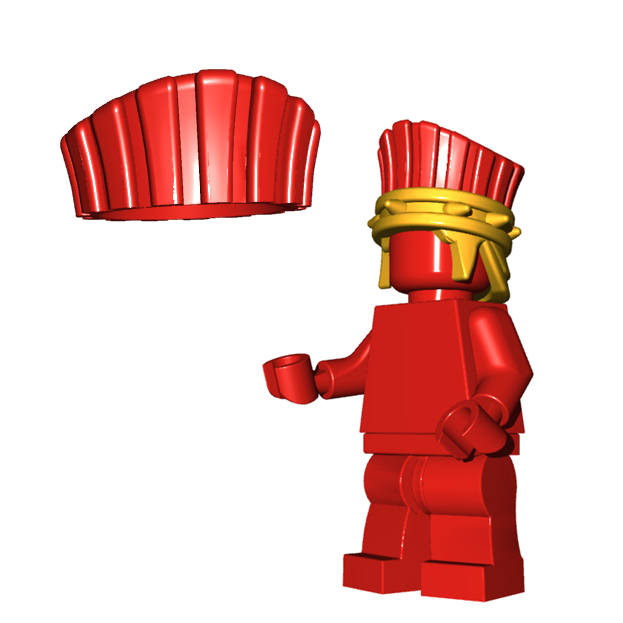 Custom LEGO Accessory Spotlight - Philistine Plume - BrickWarriors
