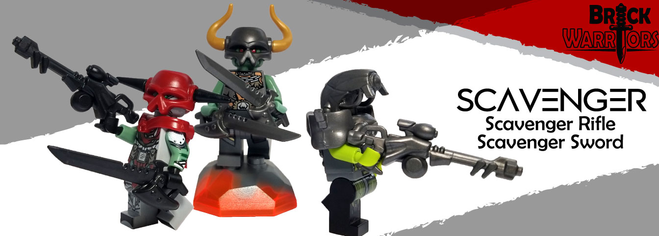 Scavenger Rifle & Sword Just Released! - BrickWarriors